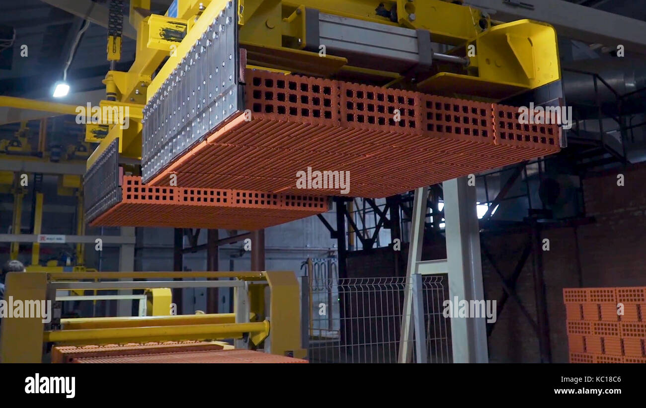 Plant for the production of bricks. Plant for production building ...
