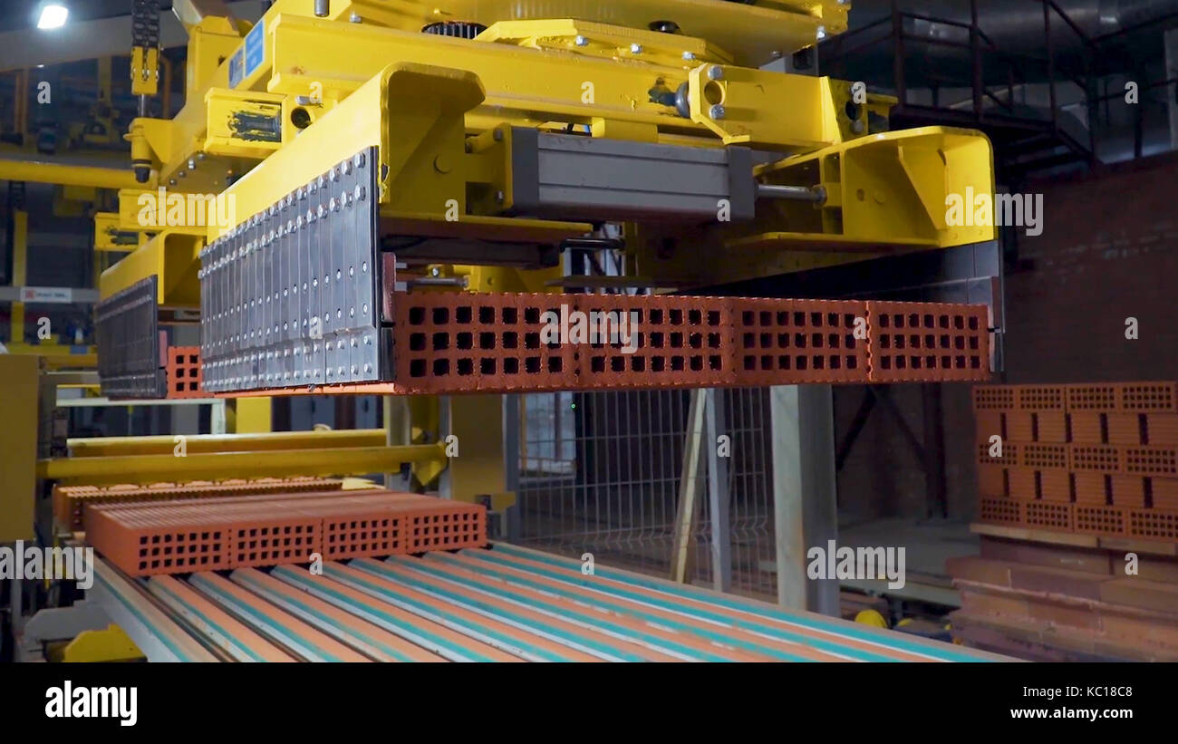 Plant for the production of bricks. Plant for production building ...