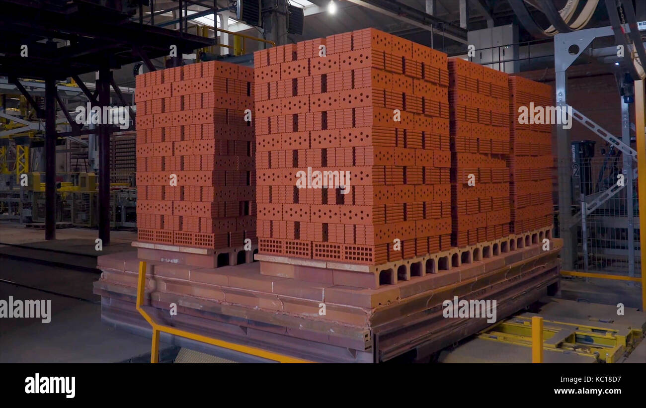 Plant for the production of bricks. Plant for production building ...