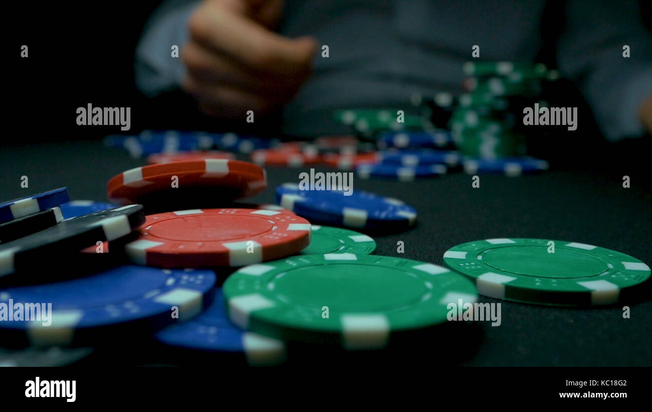 Throw the blue chips in poker. Blue and Red Playing Poker Chips in ...