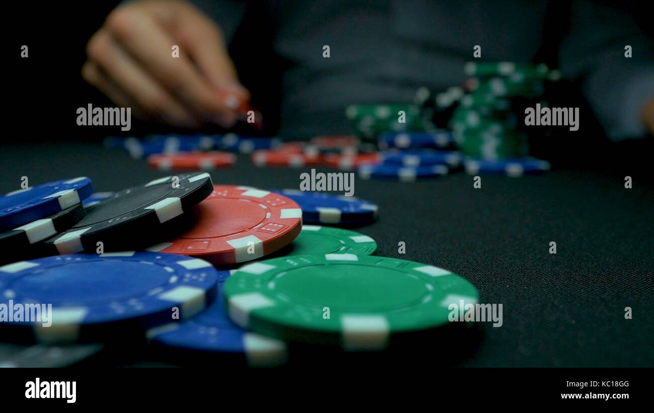 Throw the blue chips in poker. Blue and Red Playing Poker Chips in ...