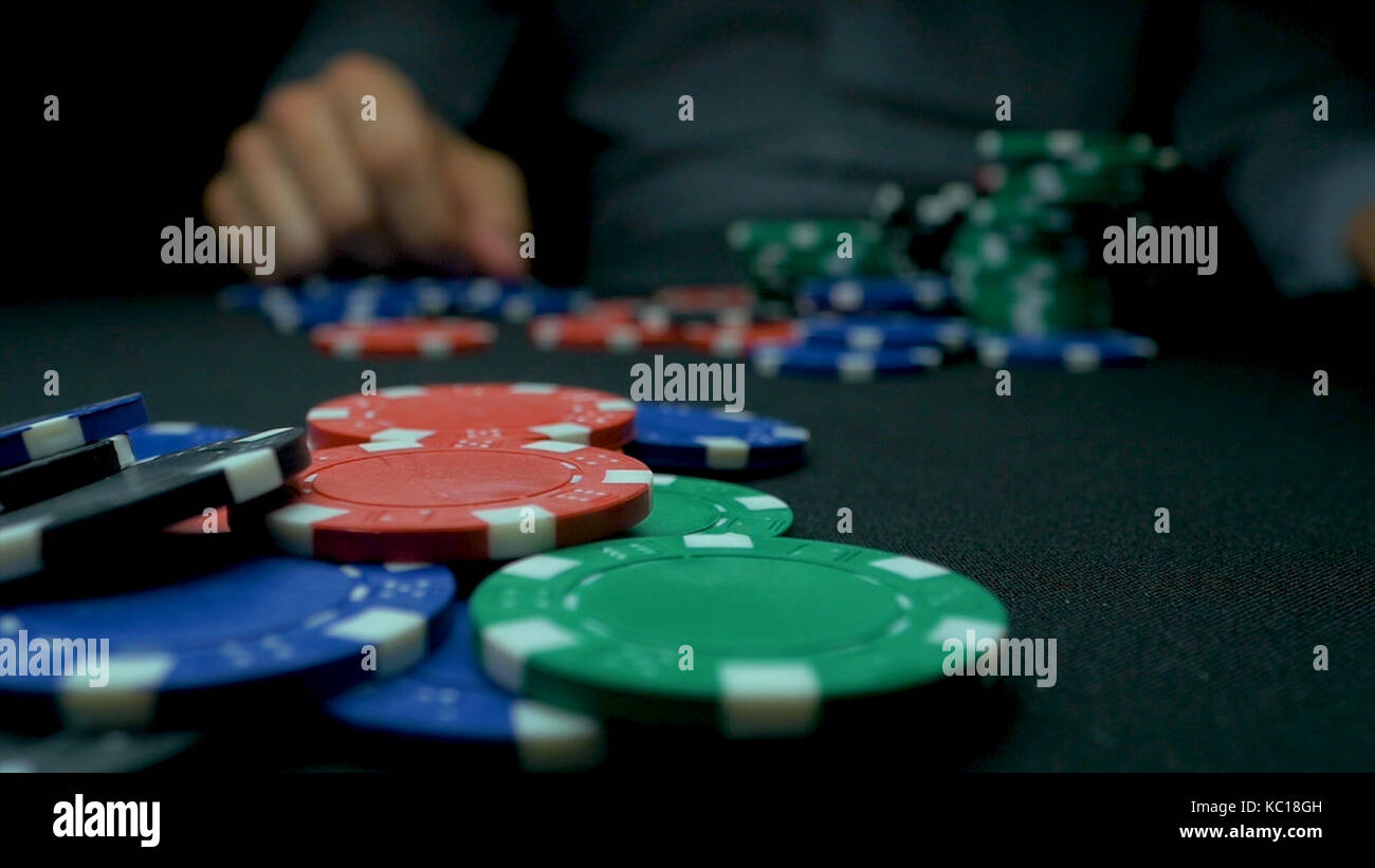 Throw the blue chips in poker. Blue and Red Playing Poker Chips in ...
