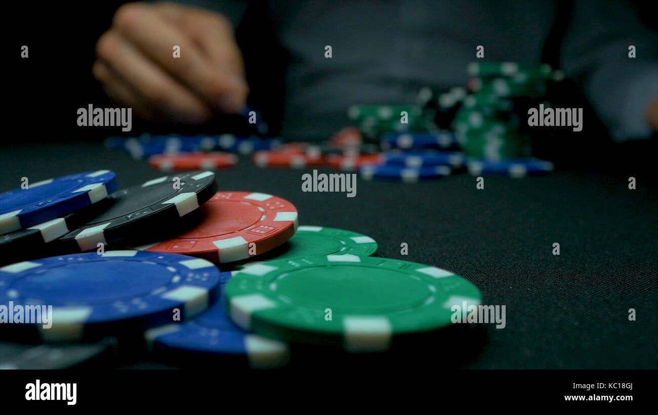 Throw the blue chips in poker. Blue and Red Playing Poker Chips in ...