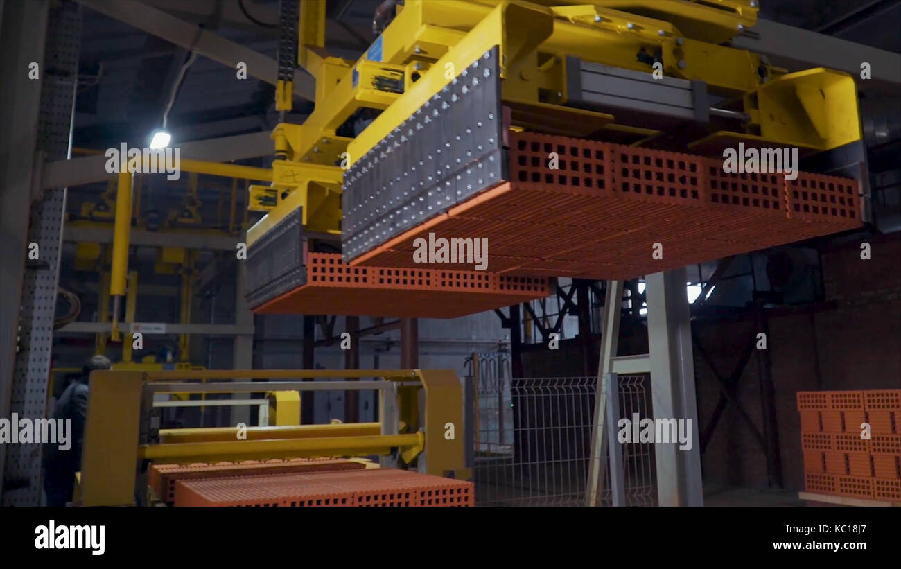 Plant for the production of bricks. Plant for production building ...