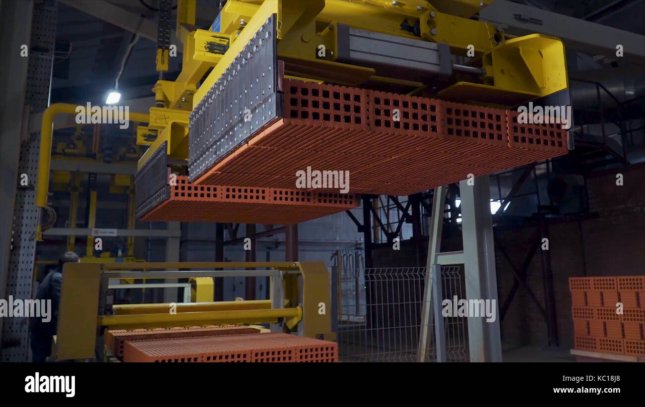 Plant for the production of bricks. Plant for production building ...