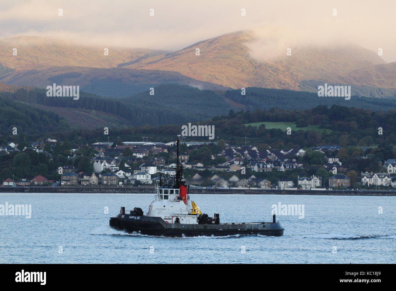 SD Impulse, a Clyde-based Impulse-class tug operated by Serco Marine ...