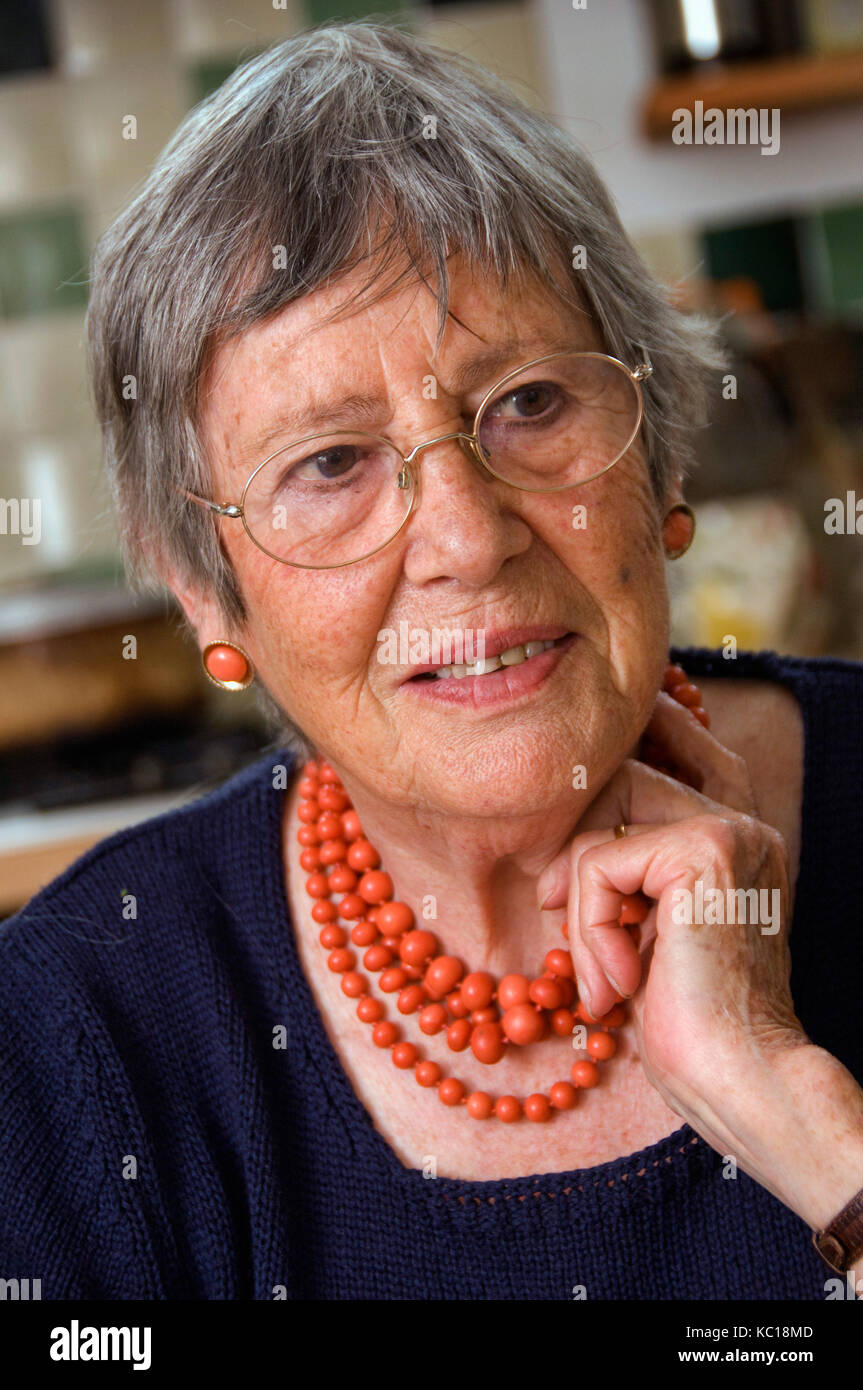 Chef and author Anna del Conte at her home in Dorset Stock Photo - Alamy