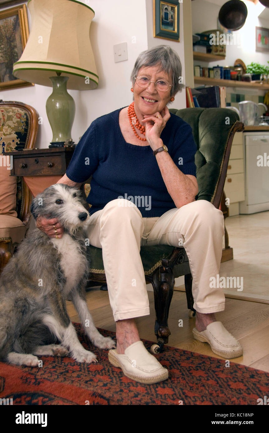 Chef and author Anna del Conte at her home in Dorset Stock Photo - Alamy