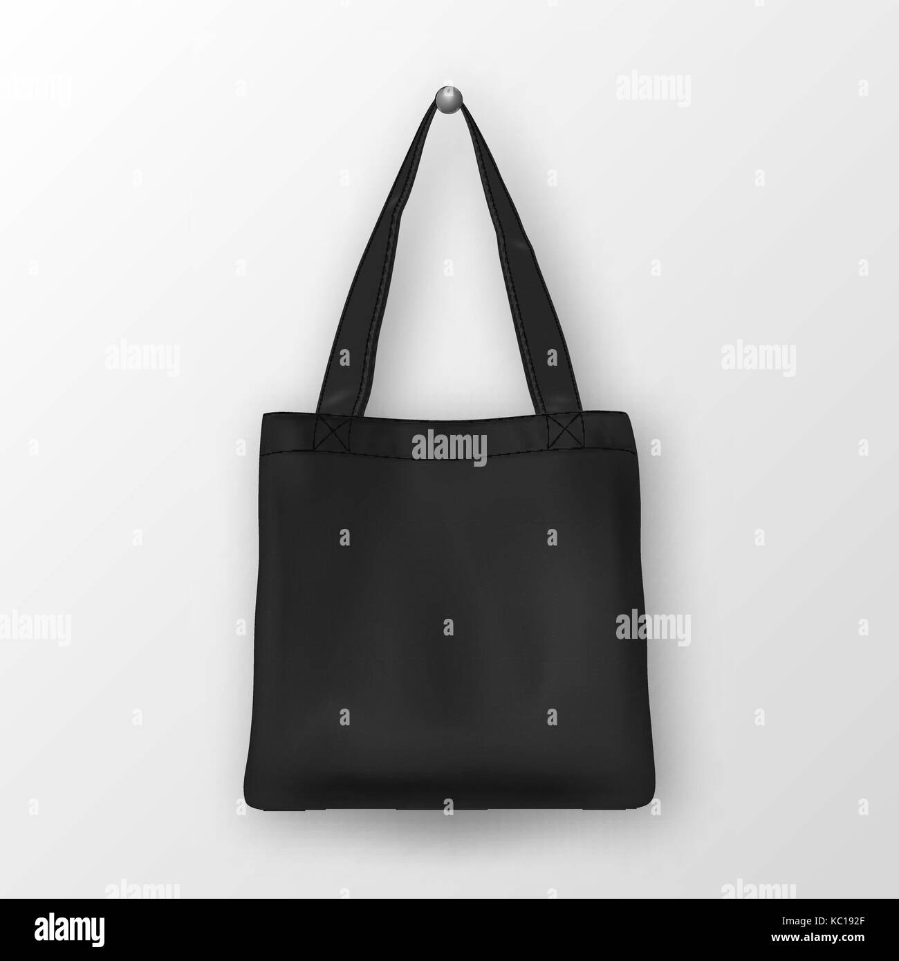 Tote reusable grocery bag Black and White Stock Photos & Images - Alamy