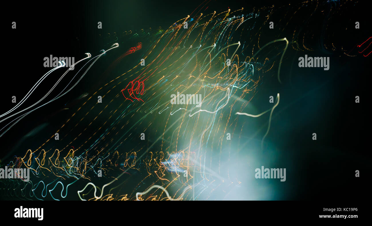 Abstract Long-Exposure Light Art Background Stock Photo - Alamy
