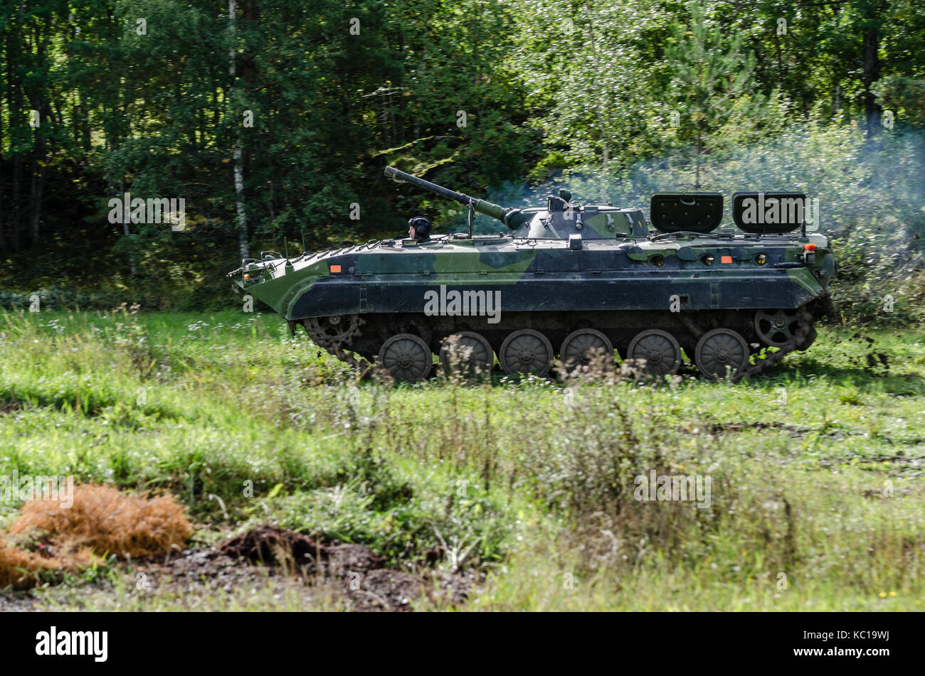 Pbv 501 under show at the Arsenal Stock Photo - Alamy