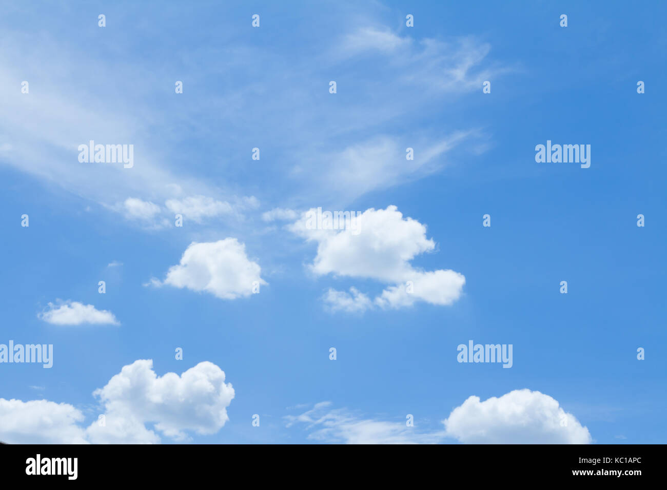 Blue sky background in good weather days Stock Photo - Alamy