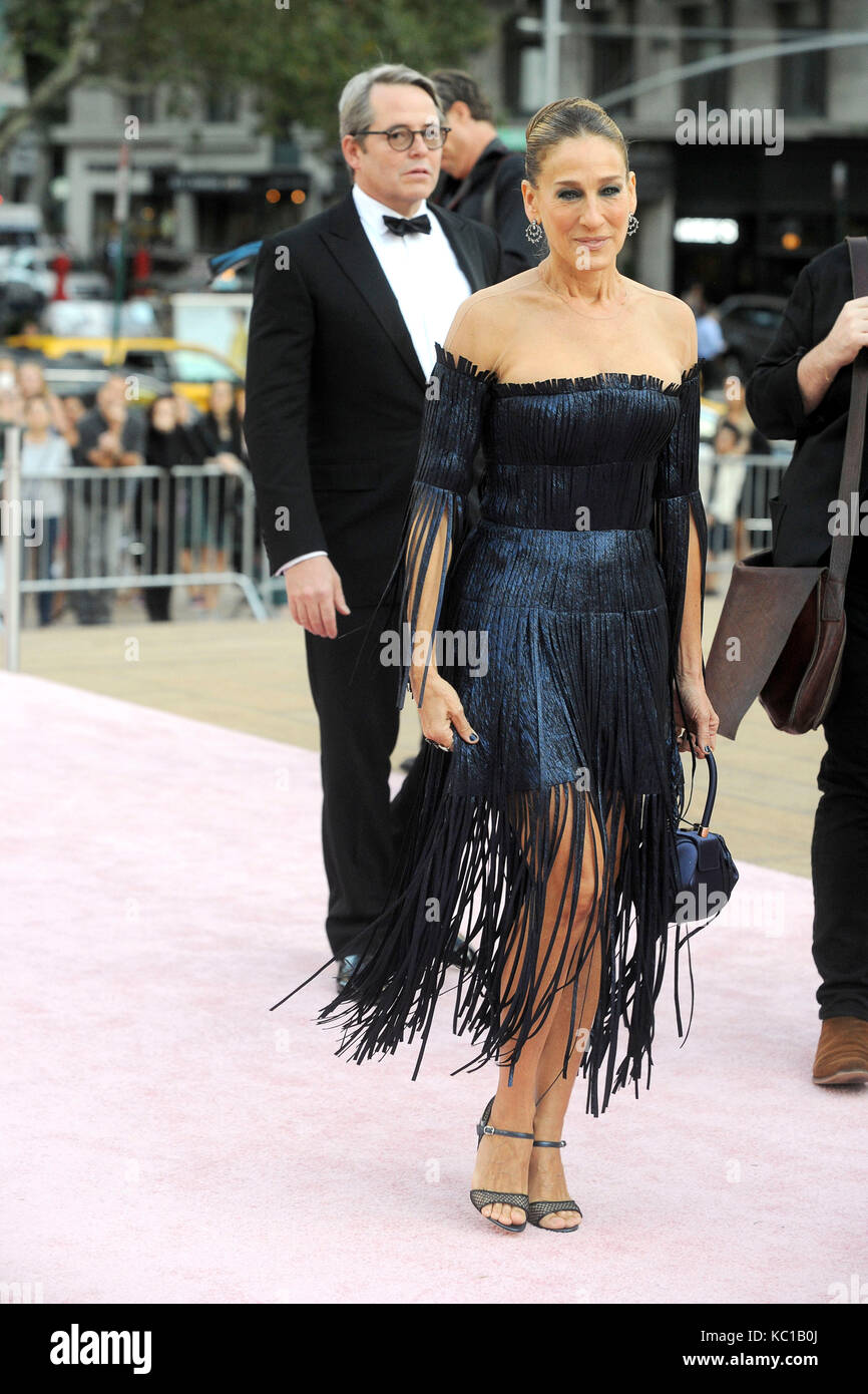 Matthew Broderick and his wife Sarah Jessica Parker attend the New York ...