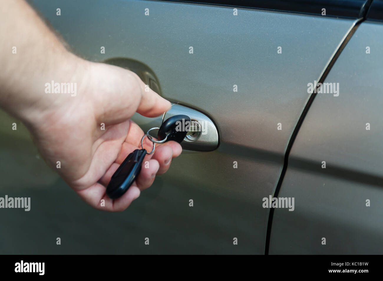 Car keys door handle hi-res stock photography and images - Alamy