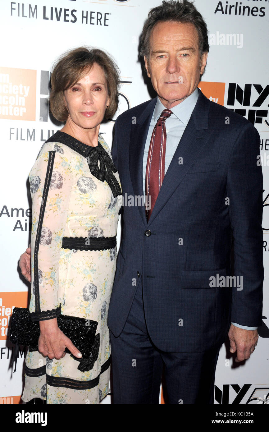 Robin Dearden and her husband Bryan Cranston attend the 55th New York ...