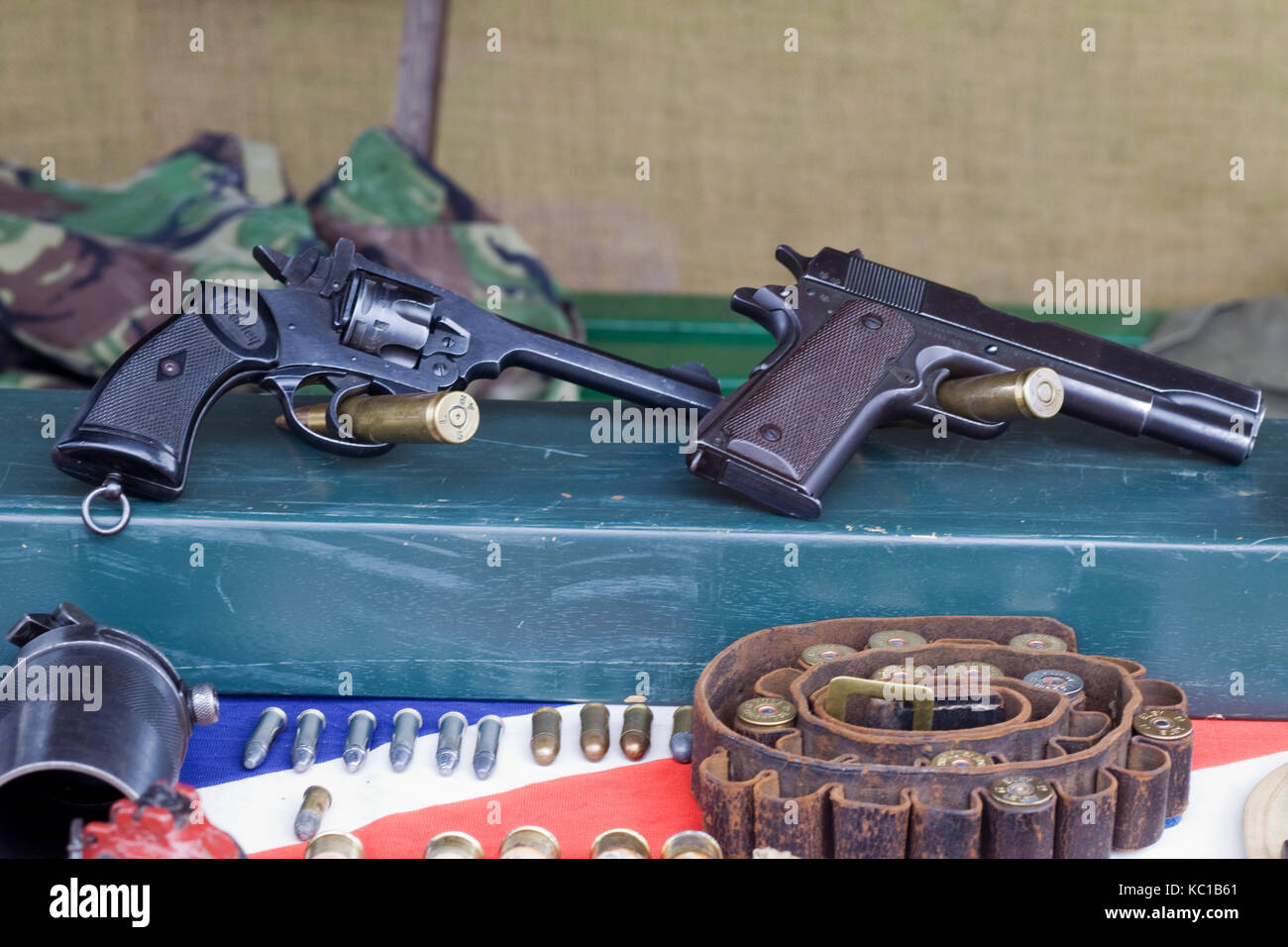 Webley pistol hi-res stock photography and images - Alamy
