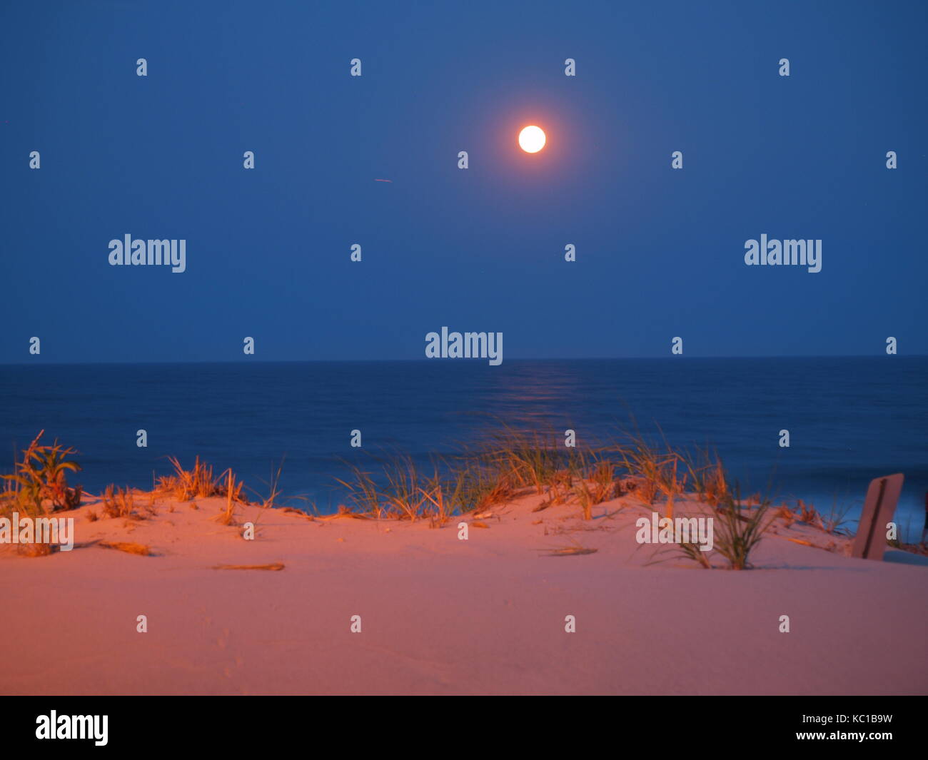 Moon lighted sand dune hi-res stock photography and images - Alamy
