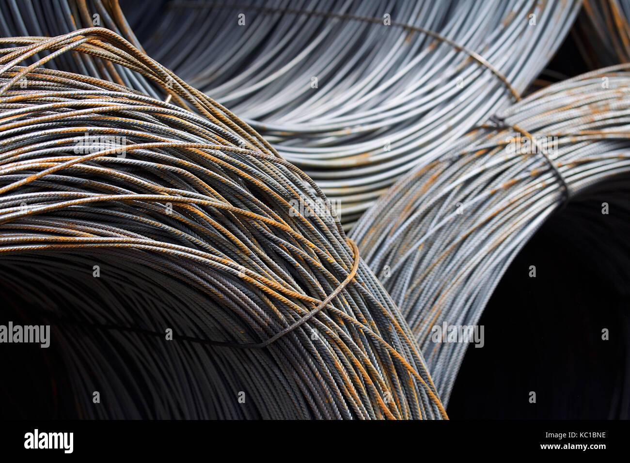 Thin metal reinforcement wound into bays at the metal products ...