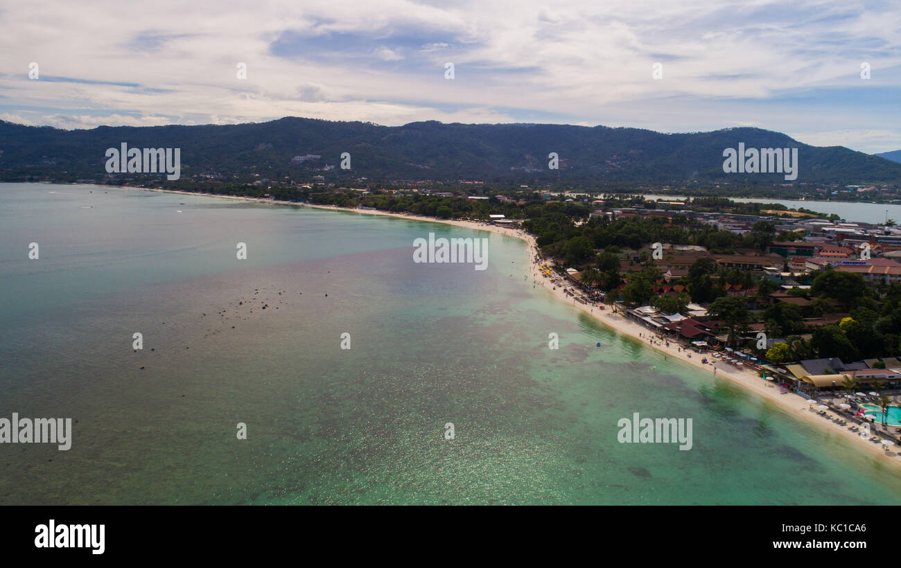 Aerial drone view of Koh Samui island, Thailand Stock Photo - Alamy