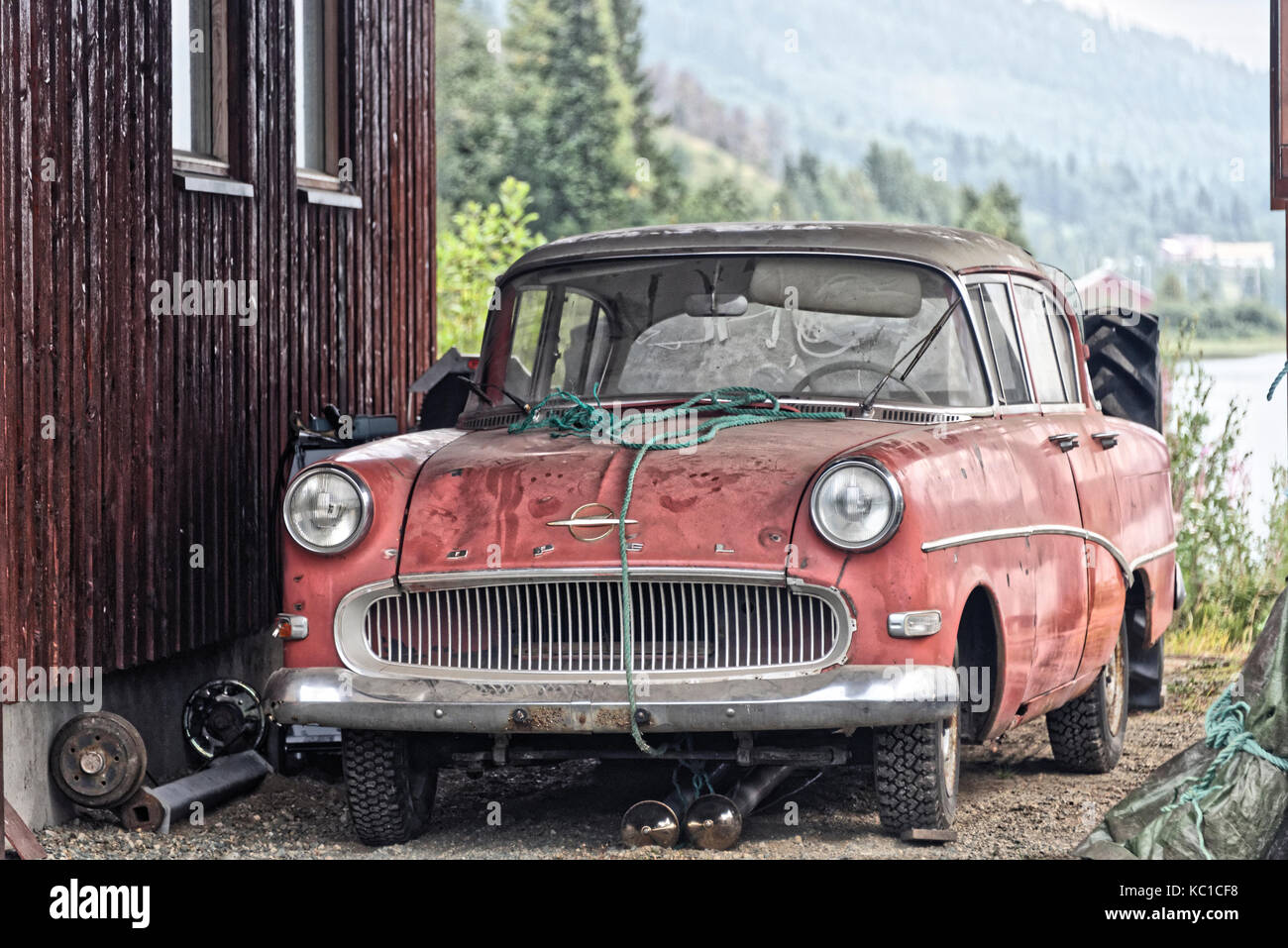 Vintage Opel Rekord Stock Photo - Alamy