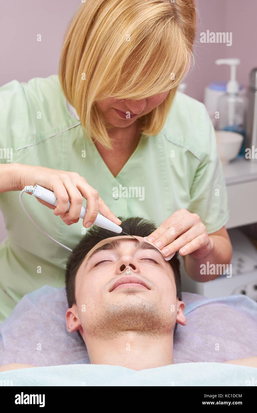 Ultrasound cosmetology scrubber face hi-res stock photography and ...