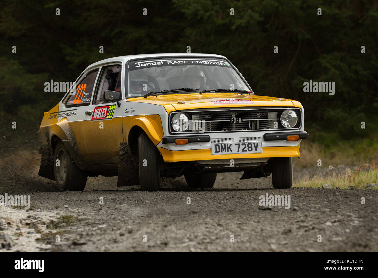 Simon Tysoe at the Wales World Rally Championship (WRC) Rally GB in ...