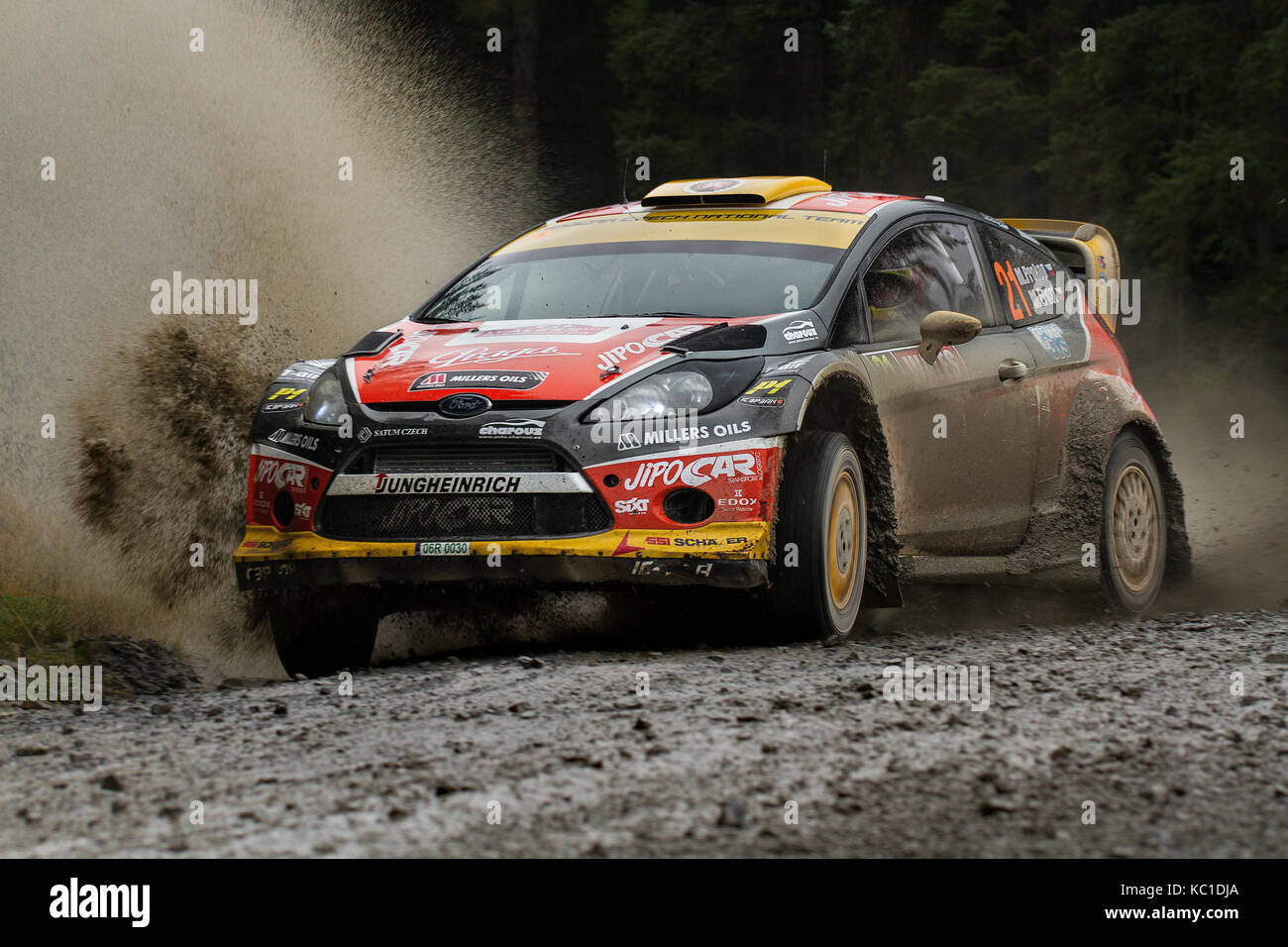 Martin Prokop at the Wales World Rally Championship (WRC) Rally GB in ...