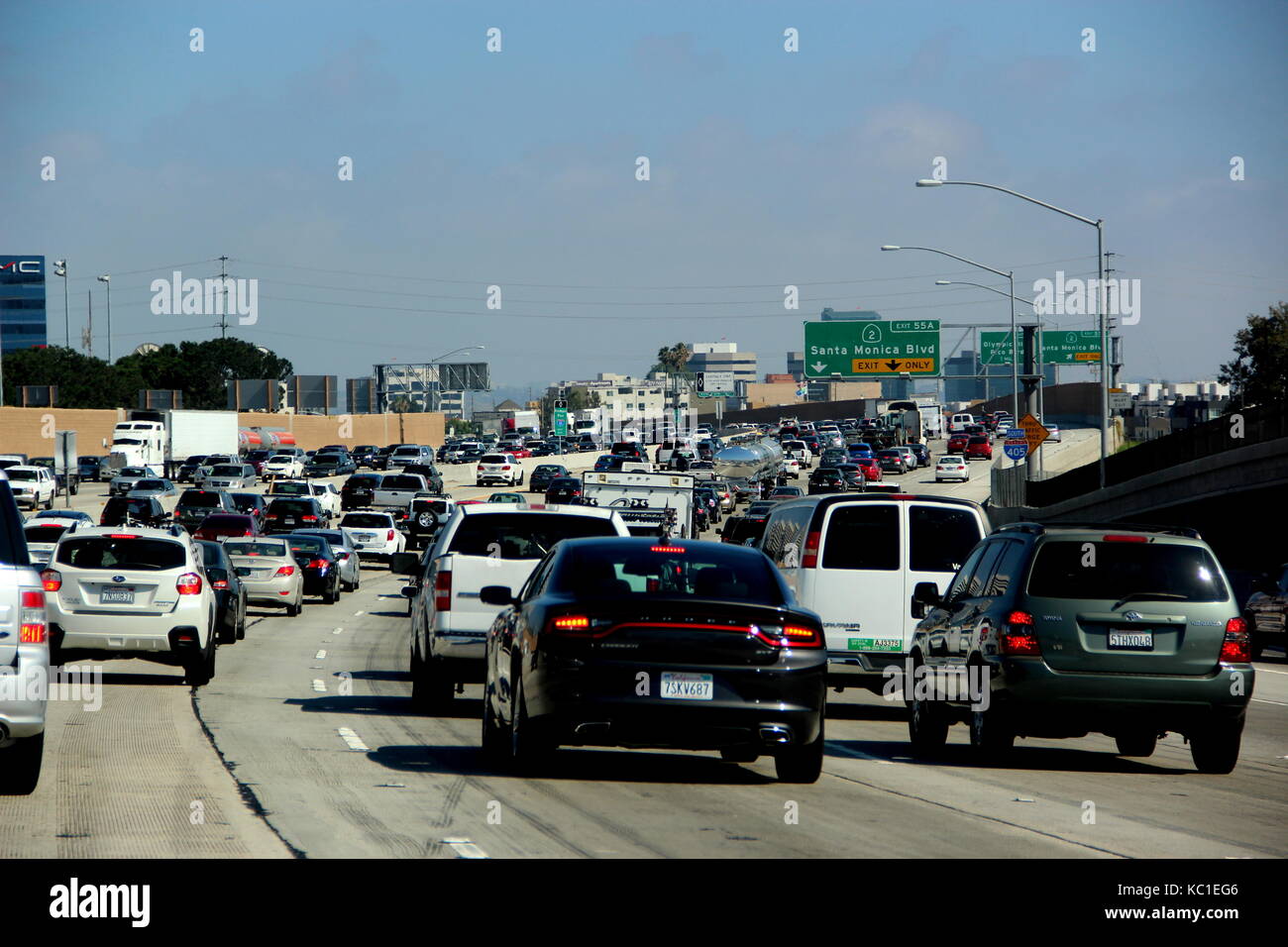 Landscape, California highway Stock Photo - Alamy