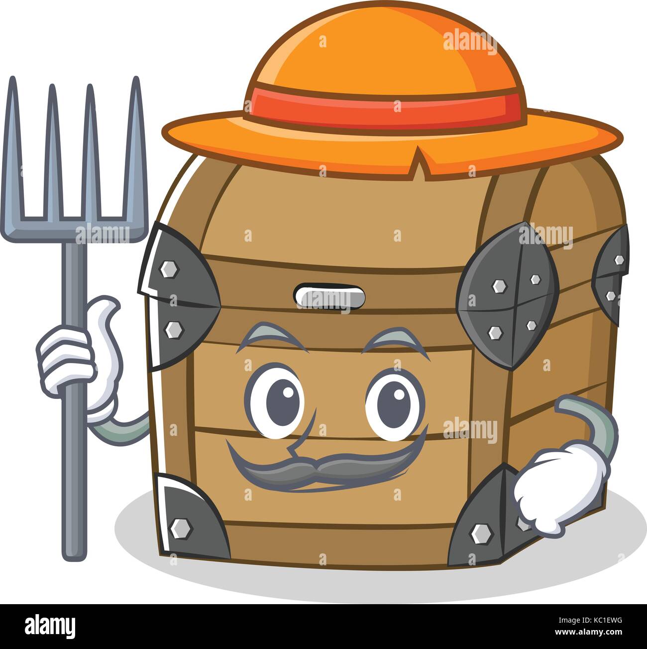 Farmer chest character cartoon style Stock Vector Image & Art - Alamy