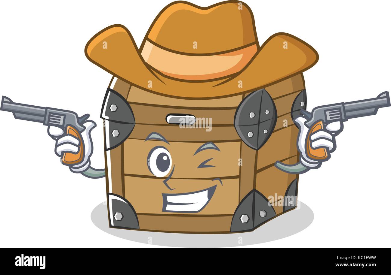 Cowboy chest character cartoon style Stock Vector Image & Art - Alamy