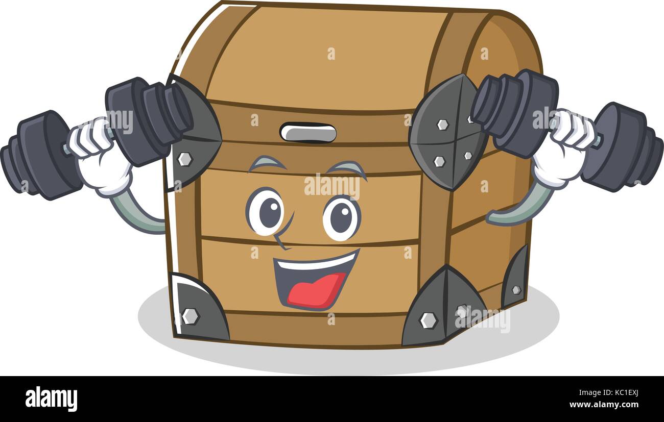 Fitness chest character cartoon style Stock Vector Image & Art - Alamy