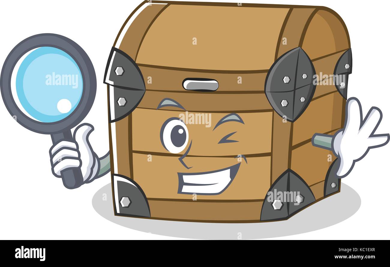 Detective chest character cartoon style Stock Vector Image & Art - Alamy