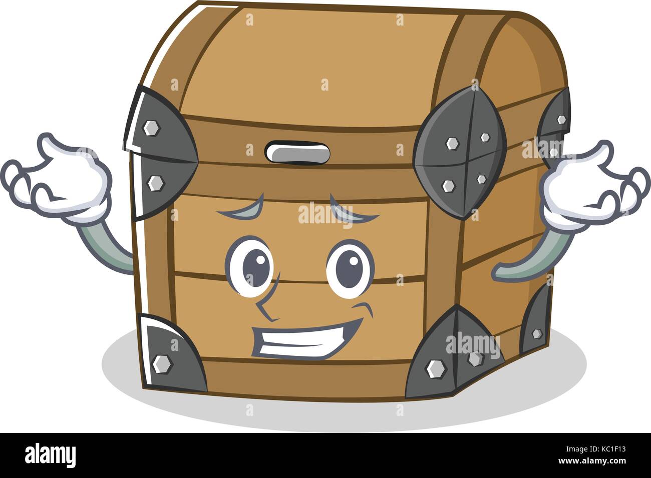 Grinning chest character cartoon style Stock Vector Image & Art - Alamy