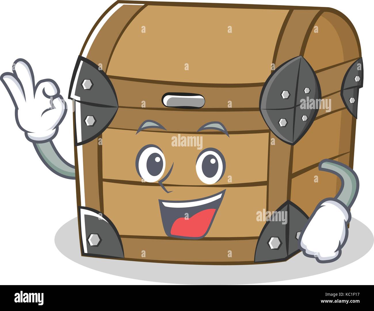 Okay chest character cartoon style Stock Vector Image & Art - Alamy