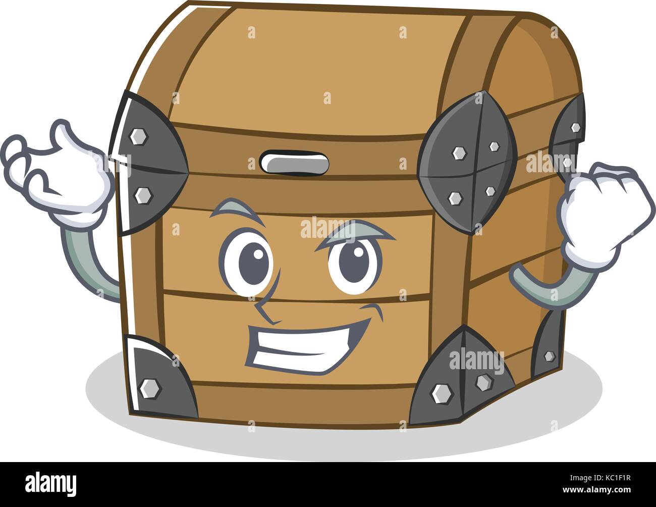 Successful chest character cartoon style Stock Vector Image & Art - Alamy