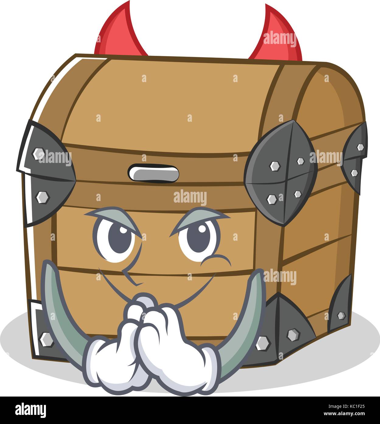 Devil chest character cartoon style Stock Vector Image & Art - Alamy