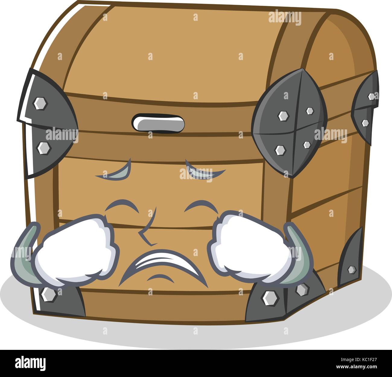 Crying chest character cartoon style Stock Vector Image & Art - Alamy