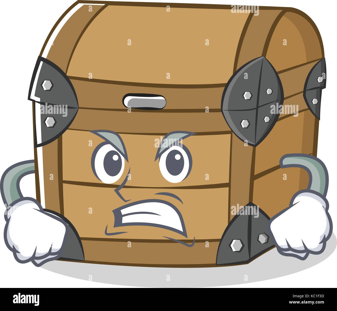 Angry chest character cartoon style Stock Vector Image & Art - Alamy