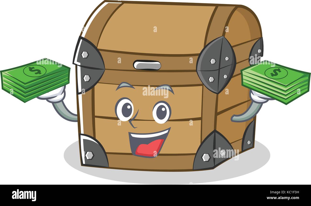 With money chest character cartoon style Stock Vector Image & Art - Alamy