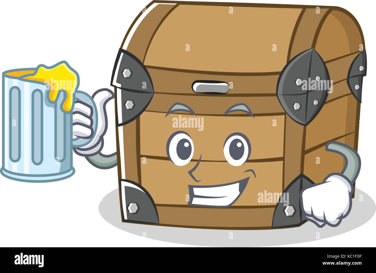 With juice chest character cartoon style Stock Vector Image & Art - Alamy