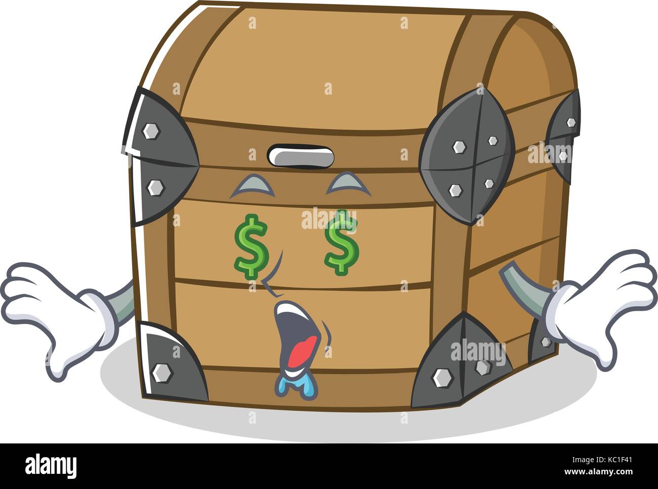 Money eye chest character cartoon style Stock Vector Image & Art - Alamy