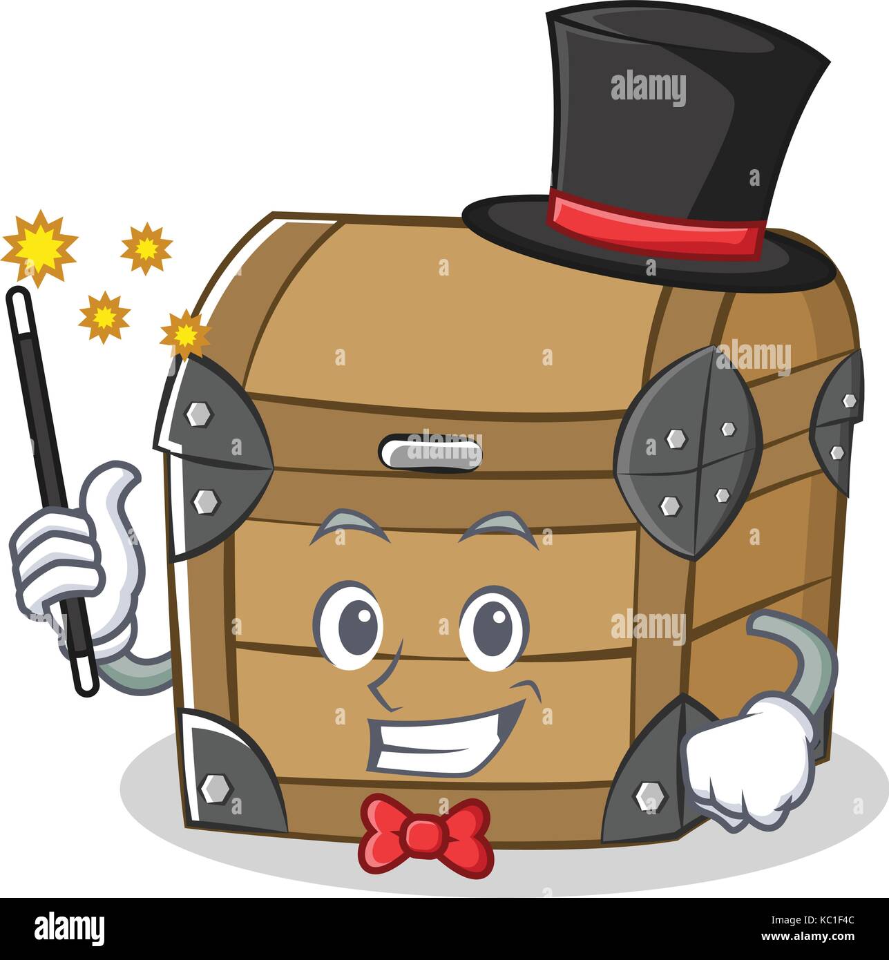 Magician chest character cartoon style Stock Vector Image & Art - Alamy