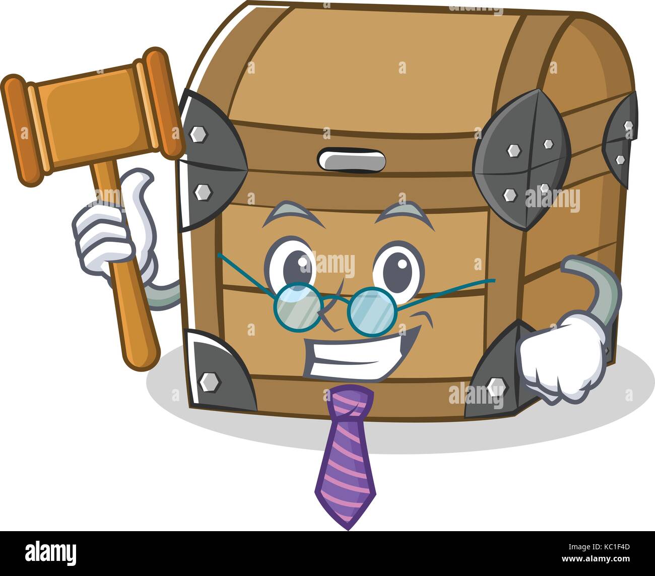 Judge chest character cartoon style Stock Vector Image & Art - Alamy