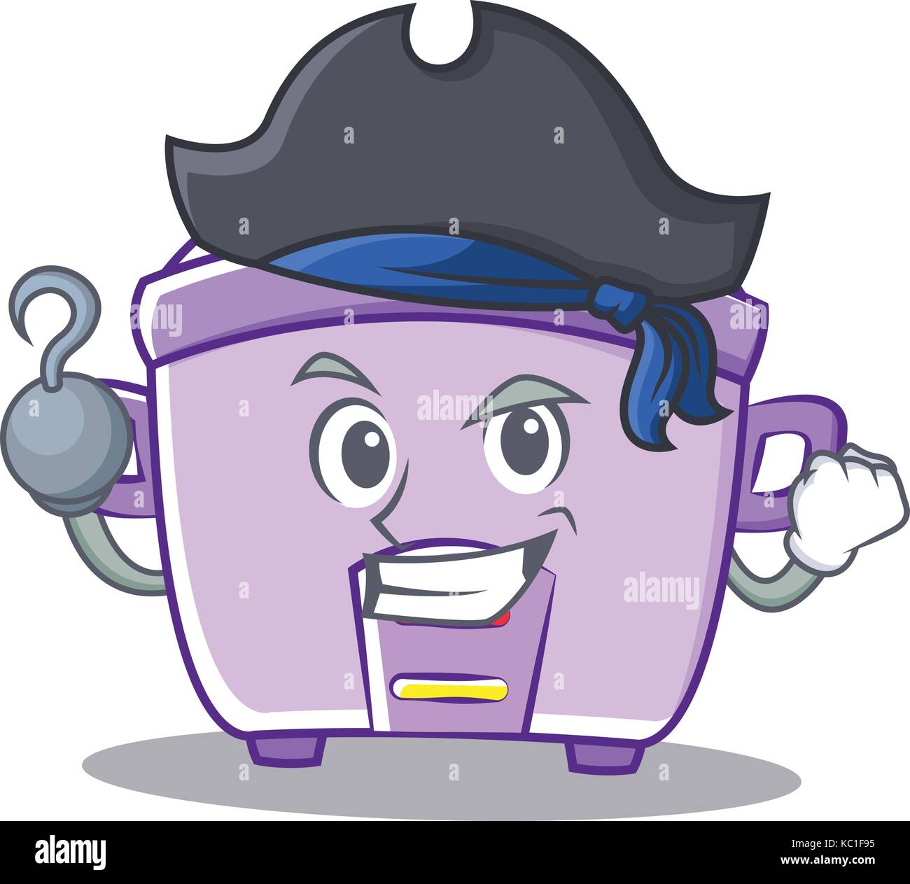 Pirate rice cooker character cartoon Stock Vector Image & Art - Alamy