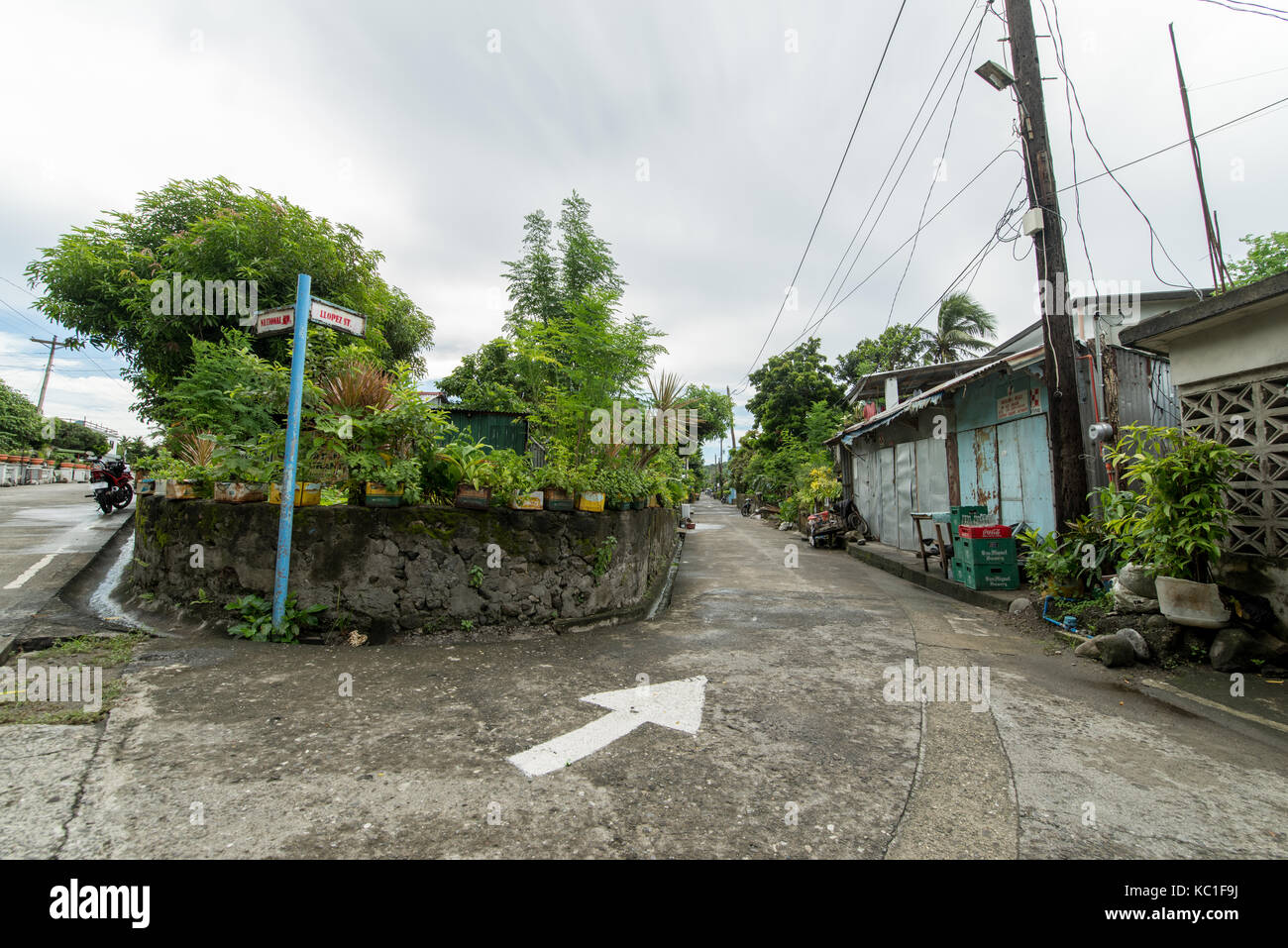 street in basco town ,Ivatan Island , Philippines Stock Photo - Alamy