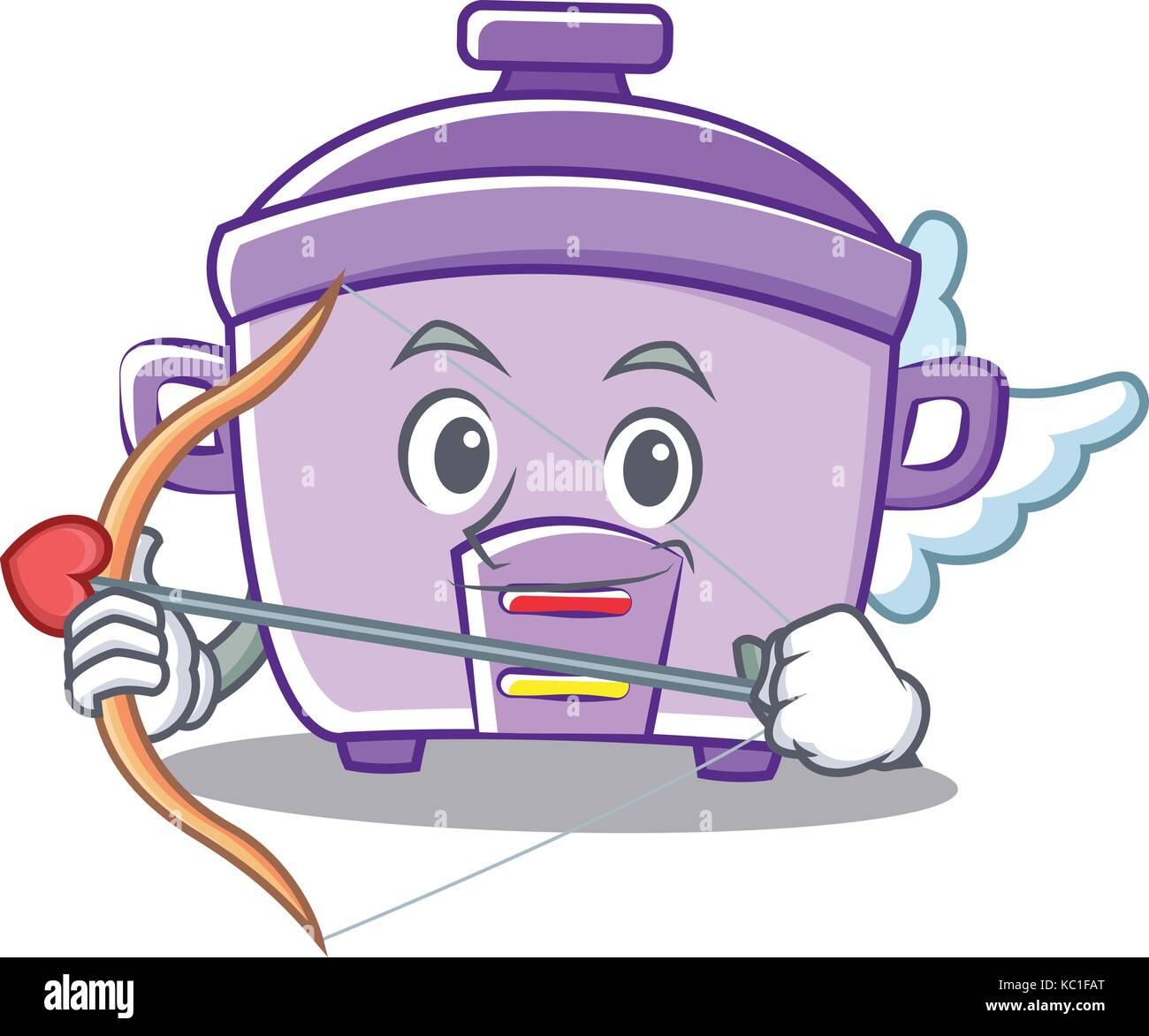 Cupid rice cooker character cartoon Stock Vector Image & Art - Alamy