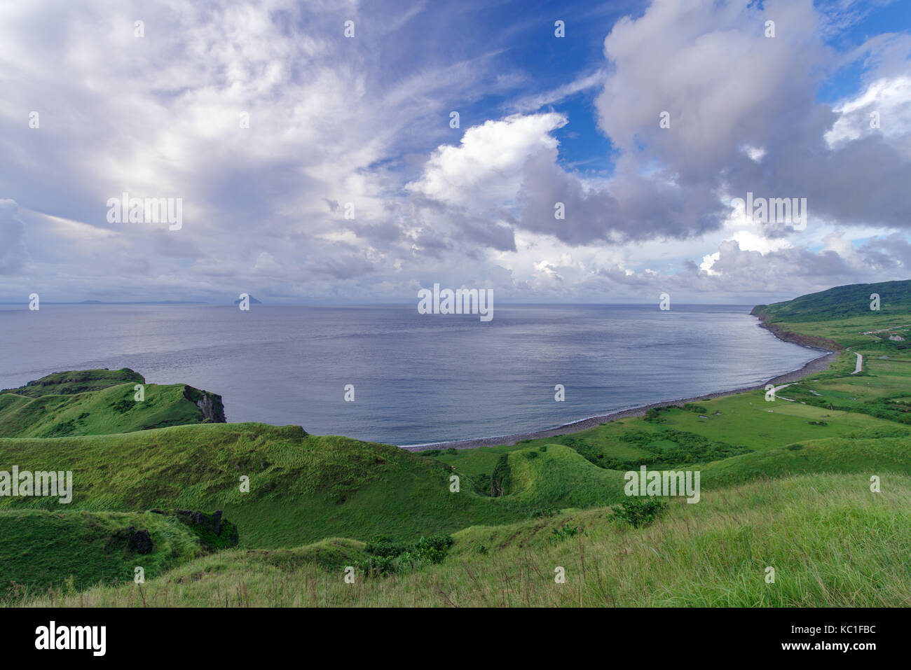 View from Vayang Rolling Hills, Ivatan Island, Batanes, Philippines ...