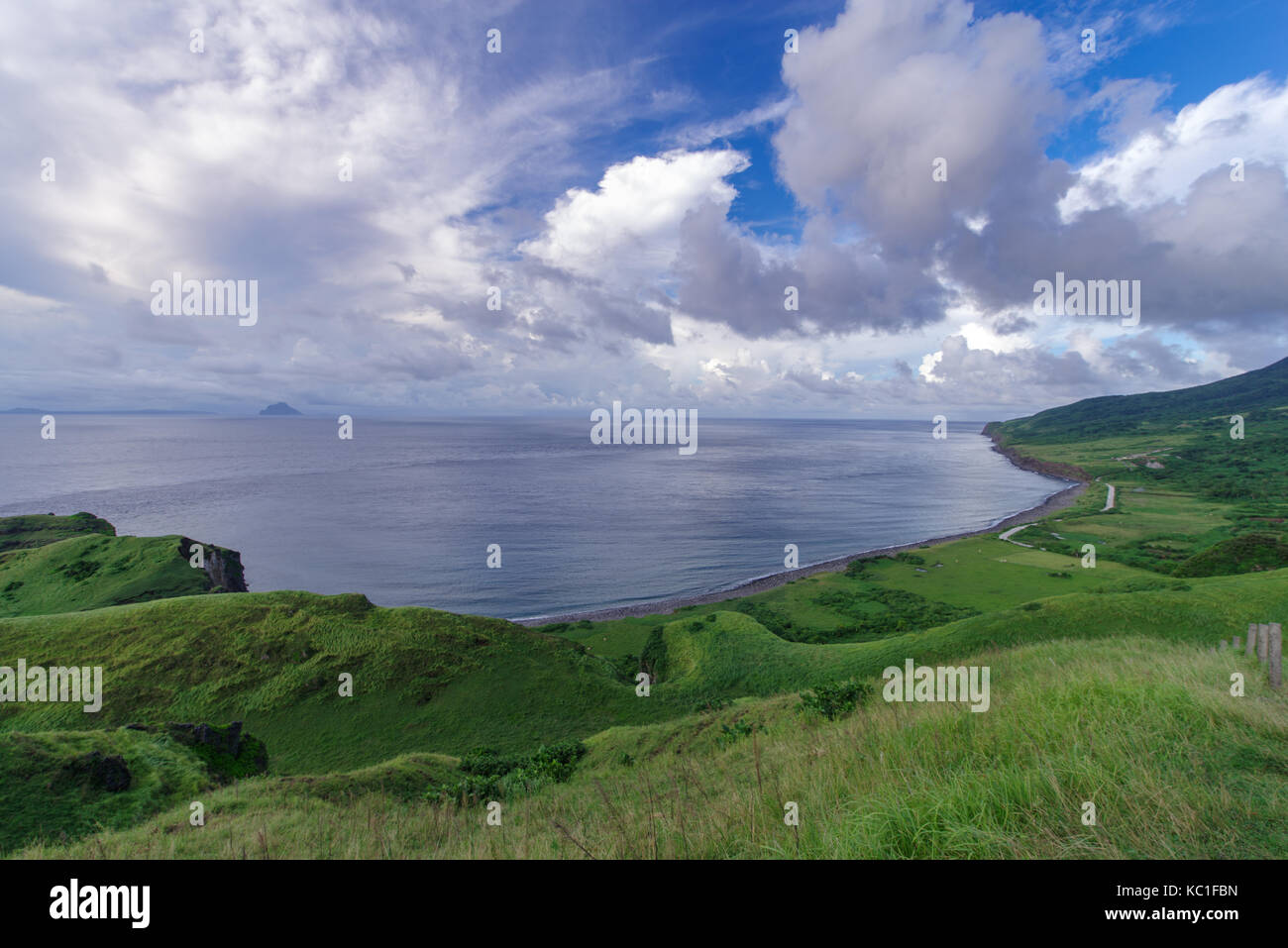 View from Vayang Rolling Hills, Ivatan Island, Batanes, Philippines ...