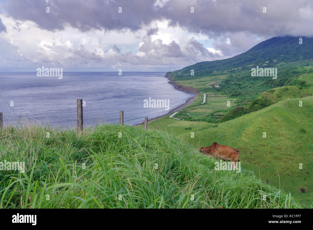 View from Vayang Rolling Hills, Ivatan Island, Batanes, Philippines ...