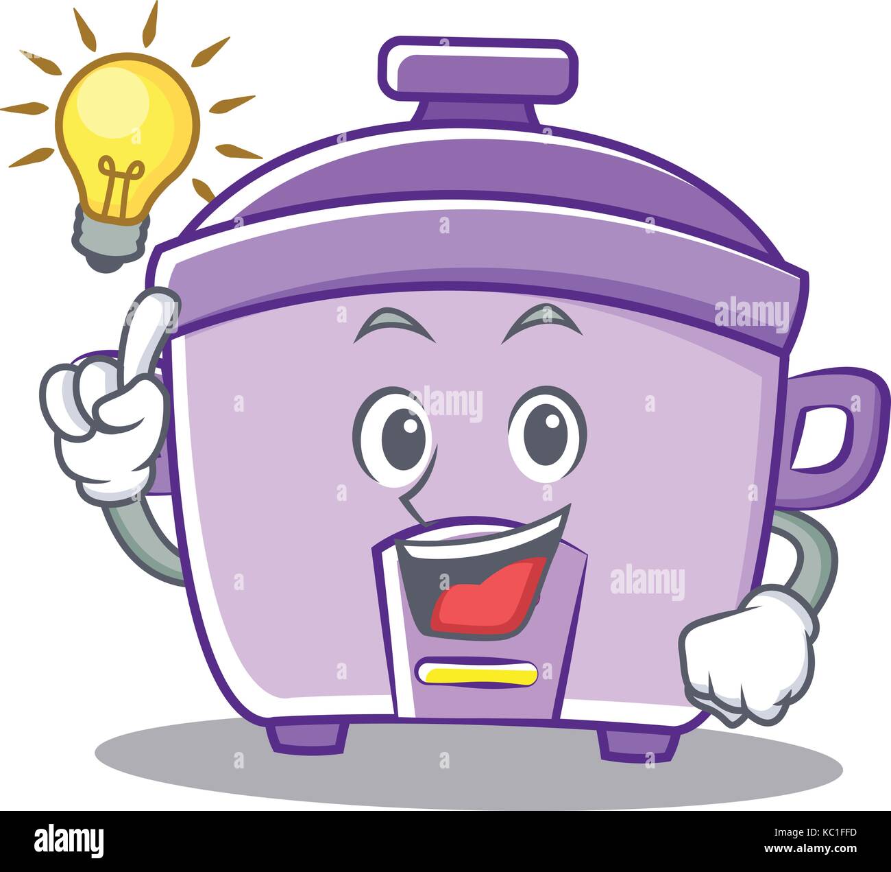 Have an idea rice cooker character cartoon Stock Vector Image & Art - Alamy